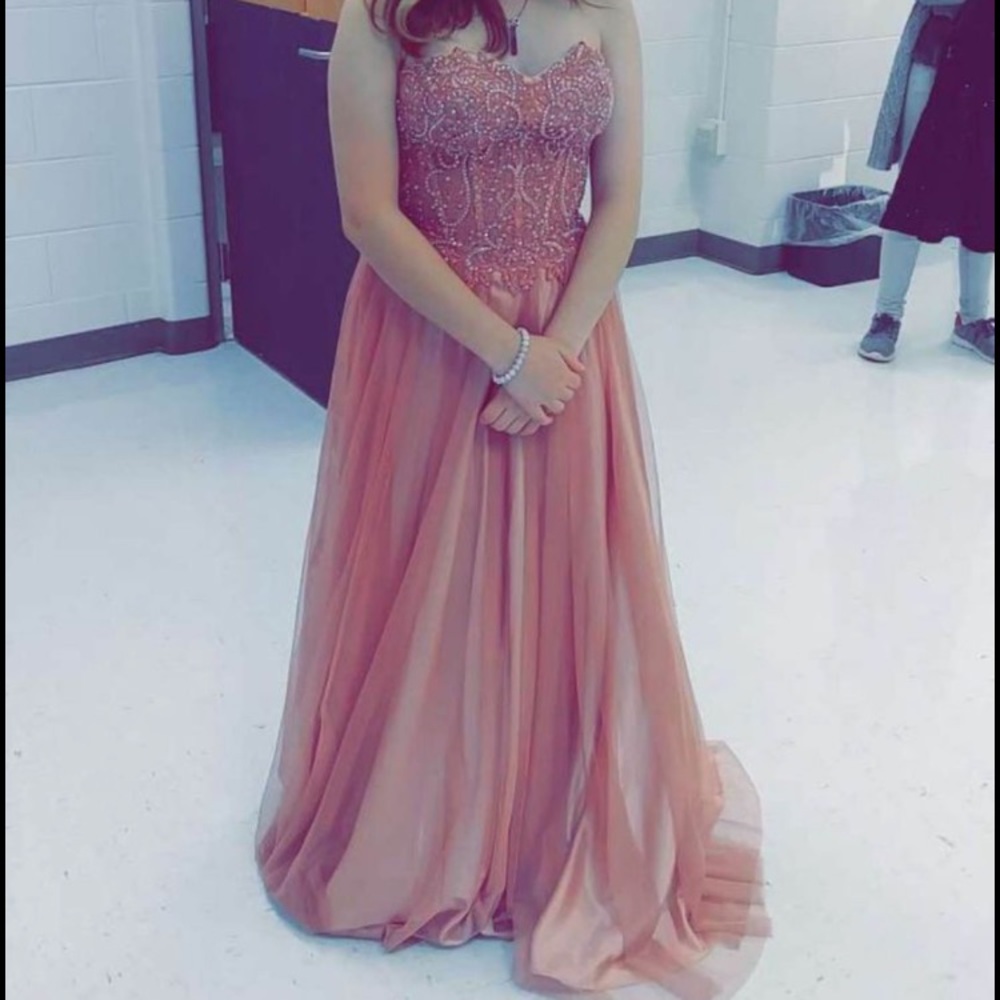 Light Pink Prom Dress - Gem